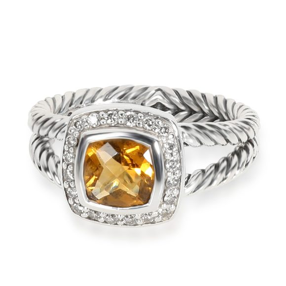 David Yurman | Bags | David Yurman Albion Citrine Diamond Ring In ...